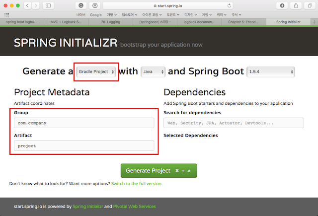 IntelliJ IDEA CE + Spring Boot + Gradle 프로젝트 생성하기 ~ My Programming Trend Report
