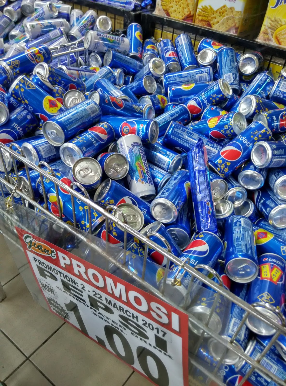 Promosi Air Tin Minuman Berkarbonat RM1 Di Giant ~ SURIA AMANDA