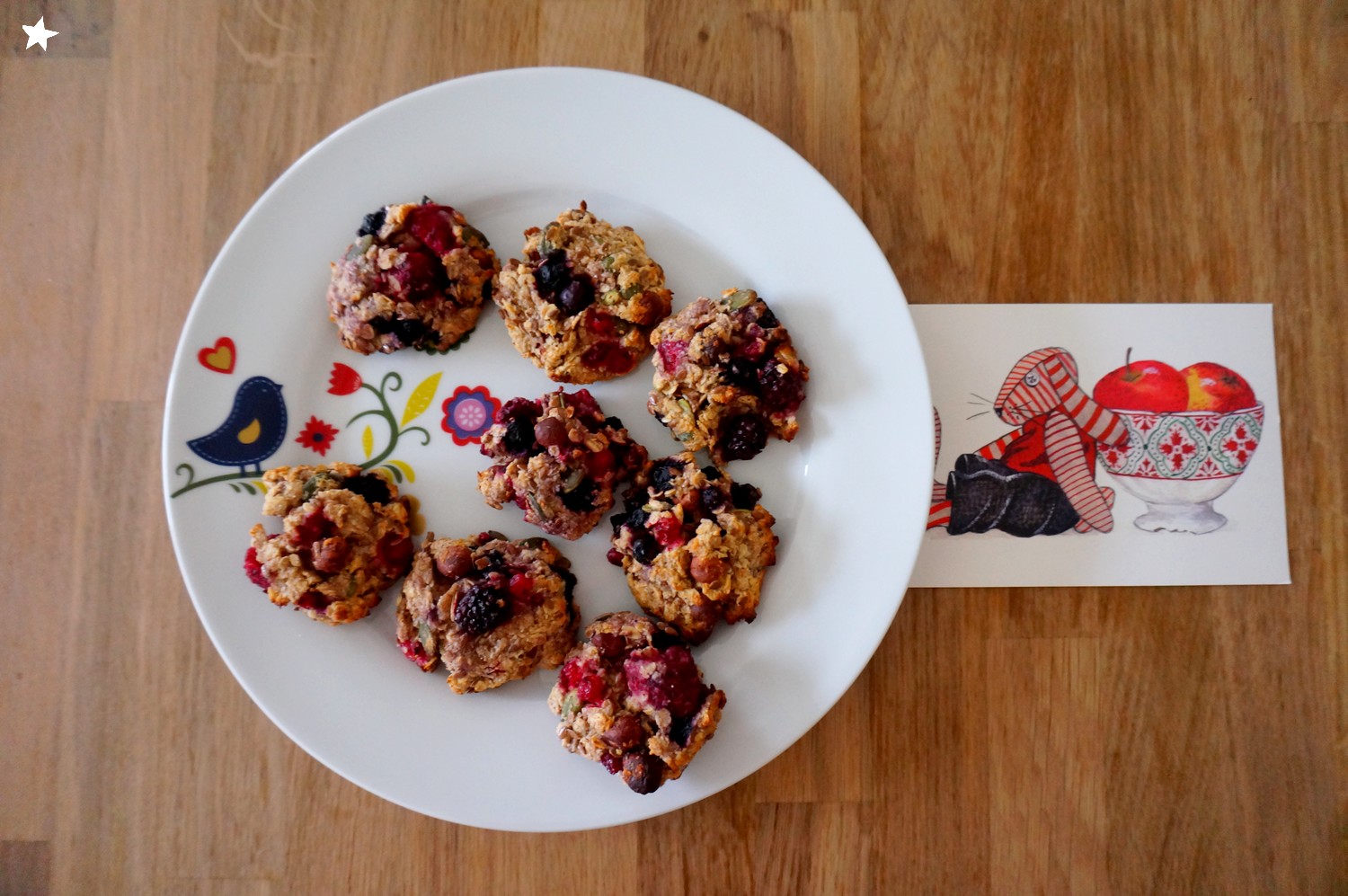 Farine d'étoiles: Cookies aux fruits rouges (sans gluten, presque pas ...