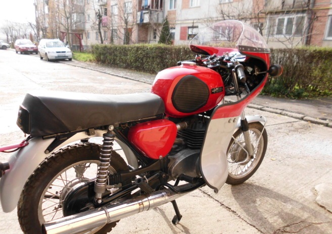 MOTORCYCLE 74: MZ TS 250 cafe racer