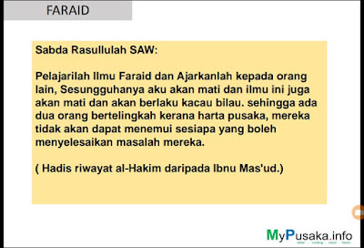 Rancang Harta Dan Urus Pusaka Dengan Cara Mudah: Faraid Bukan Sekadar ...