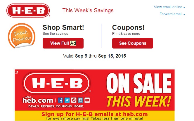 How To Track Down HEB Deals Ahead Of Time