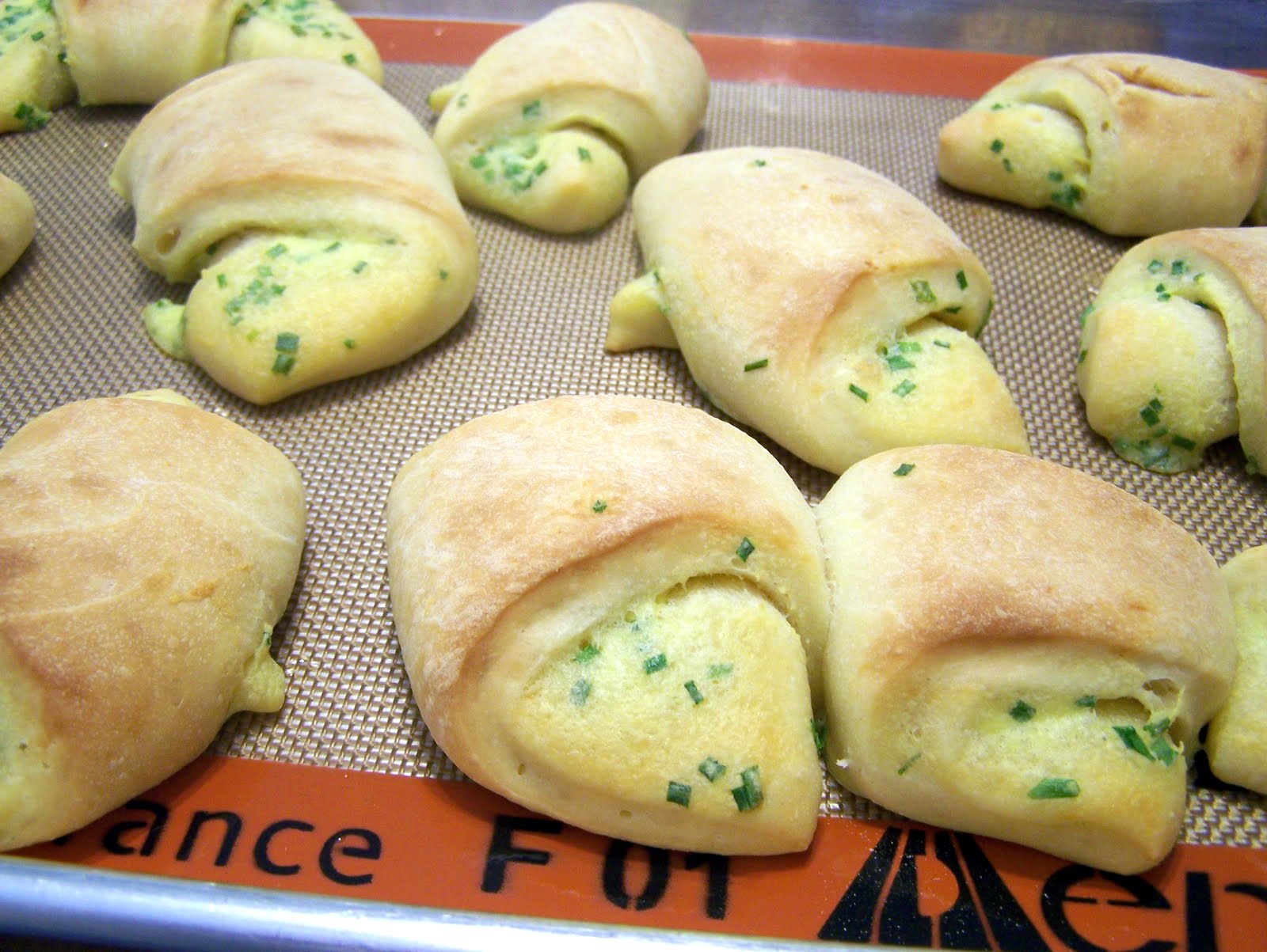 Creamy Chive Rolls