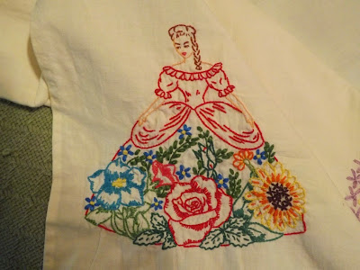 Yesteryear Embroideries: 74 different designs are hand embroidered