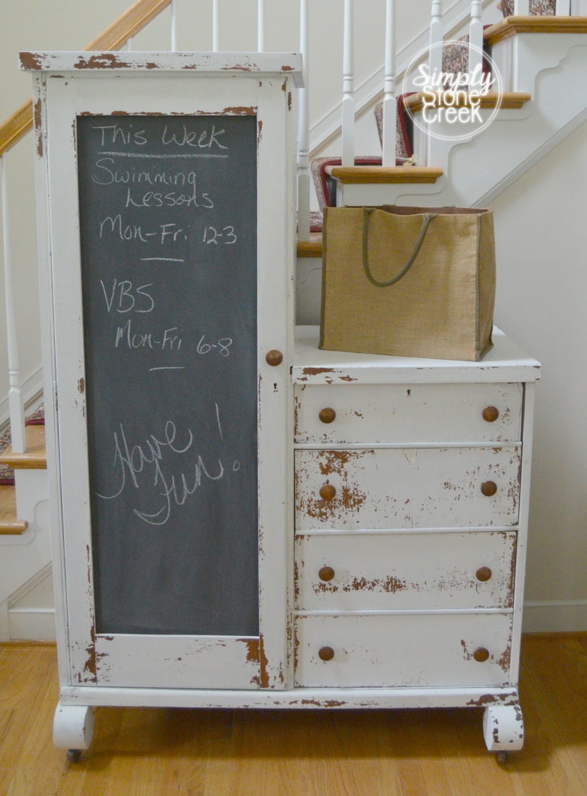 Simply Stone Creek : Repurposing An Antique Chifferobe