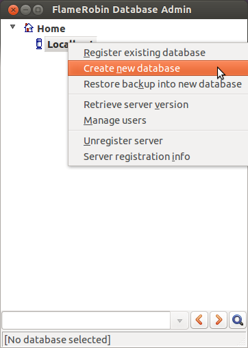 Yazılım ve Hayata dair Şeyler: Ubuntu üzerinde FlameRobin ve Firebird ...