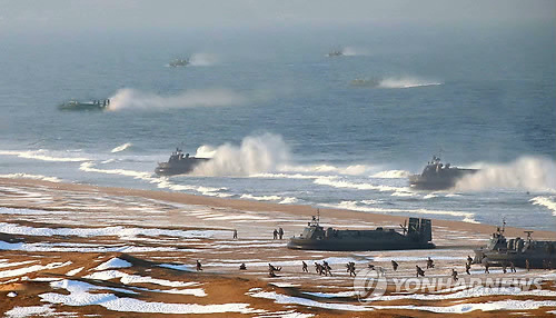 North Korea forward deploys amphibious landing crafts carrying special ...