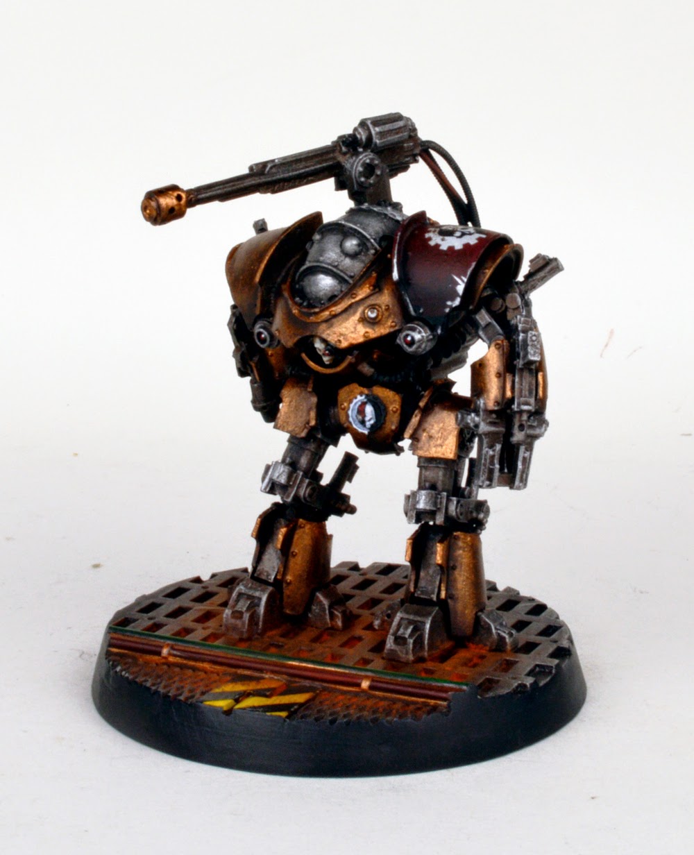 davetaylorminiatures: Mechanicum - Completed Thanatar, and more automata!
