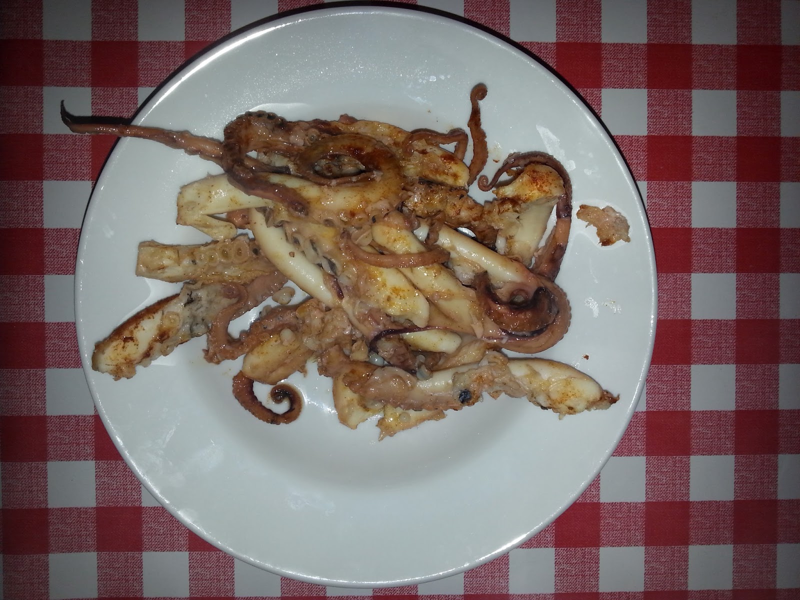 My Philosophy on Food, Cooking & Recipes: Family Octopus & Chips
