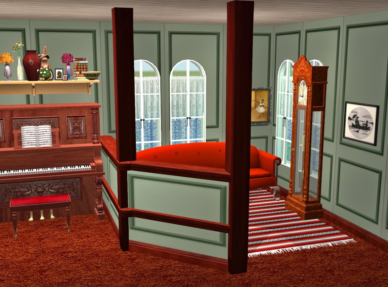 TheNinthWaveSims: The Sims 2 - Traditonal Contemporary Post Halfwall ...