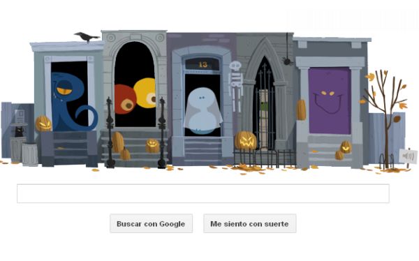 Con ‘doodle’ de Halloween, Google celebra la Noche de las brujas