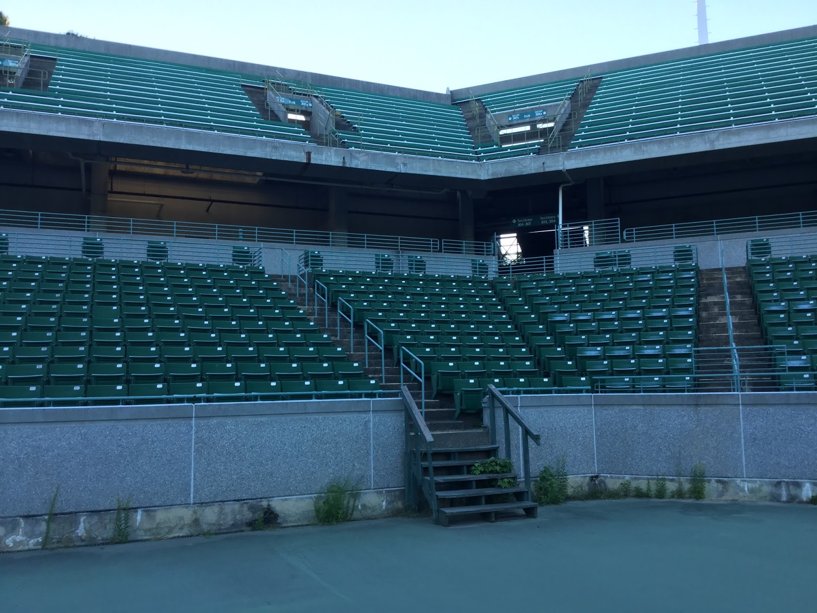 Abandoned Olympic Tennis Stadium (Stone Mountain Tennis Center ...