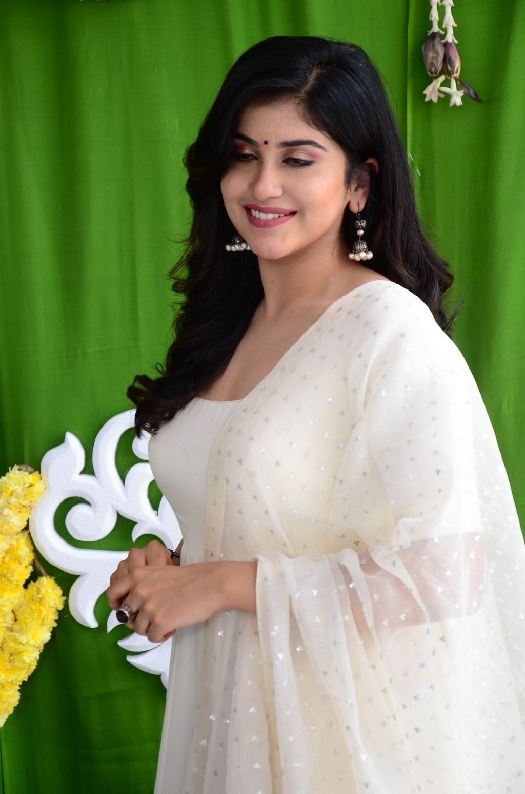 Manisha Raj at Panja Vaishnav Tej’s Debut Movie Launch - South Indian ...