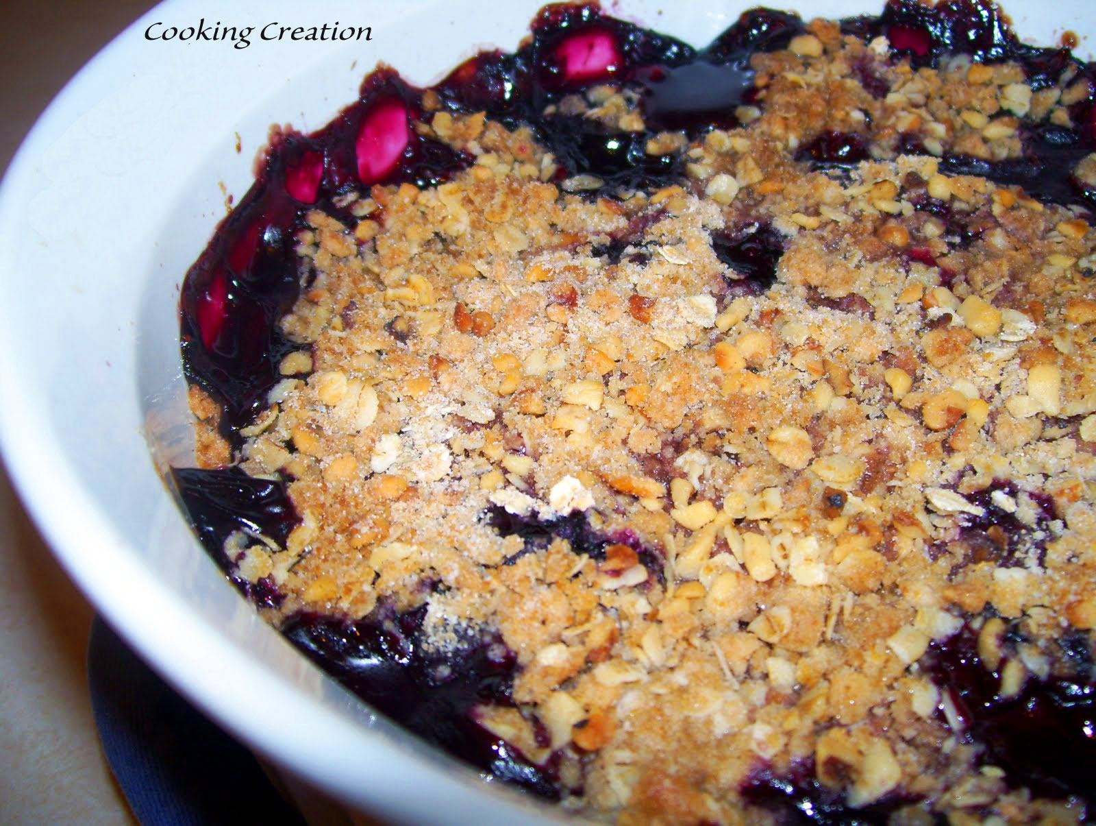 Cooking Creation: Triple Berry Crisp