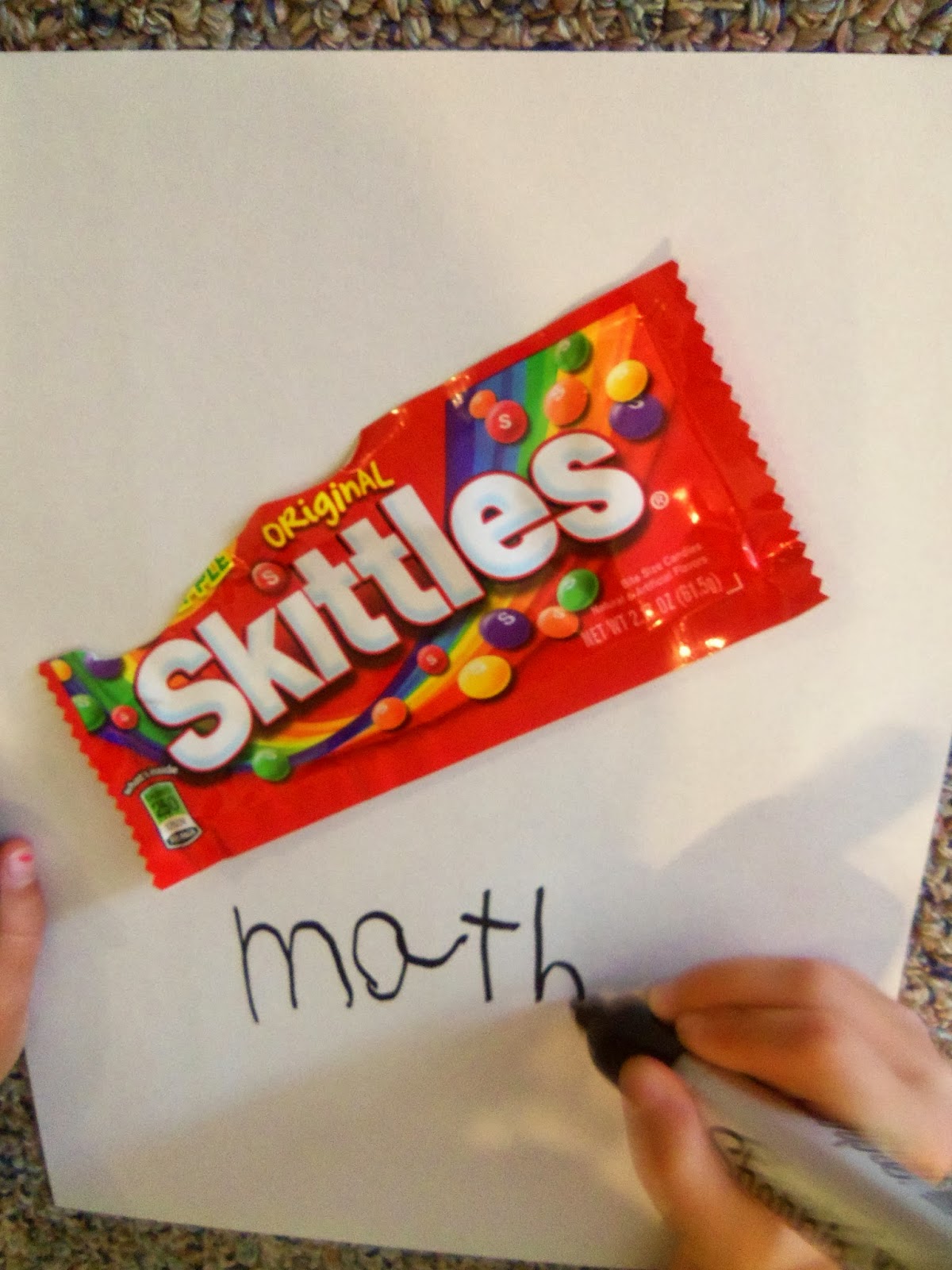 Celebrate Simple: Skittles Math