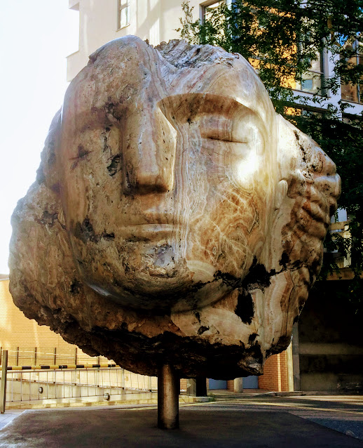 Patrick Comerford: Saint Michael the Protector by Emily Young, Britain ...