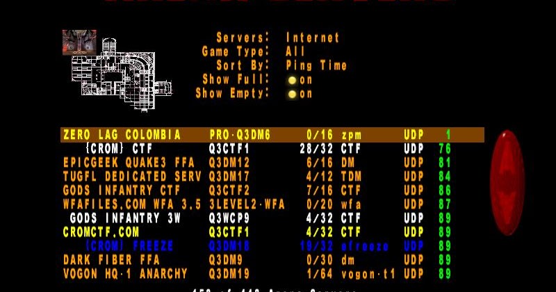 COLOMBIA SERVER QUAKE 3 ANTI- LAG -- NO LAG ~ QUAKE 3 ARENA COMUNIDAD ...
