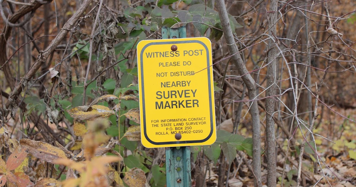 JBK-Overflow: Witness Post (Surveying) Sign