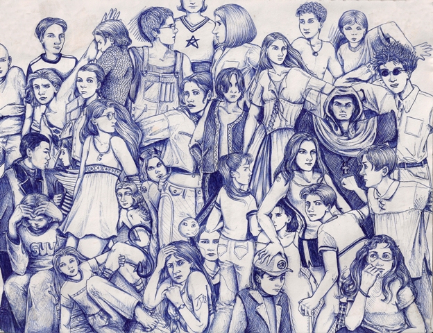 Just Art Stuff: Archives: Pen Doodles 2- Groups 1995-2003