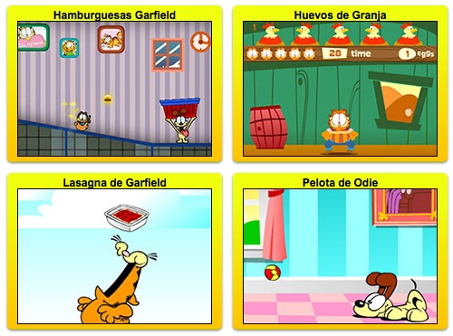 Mary 2000 Blog: Juegos online de Garfield para niños
