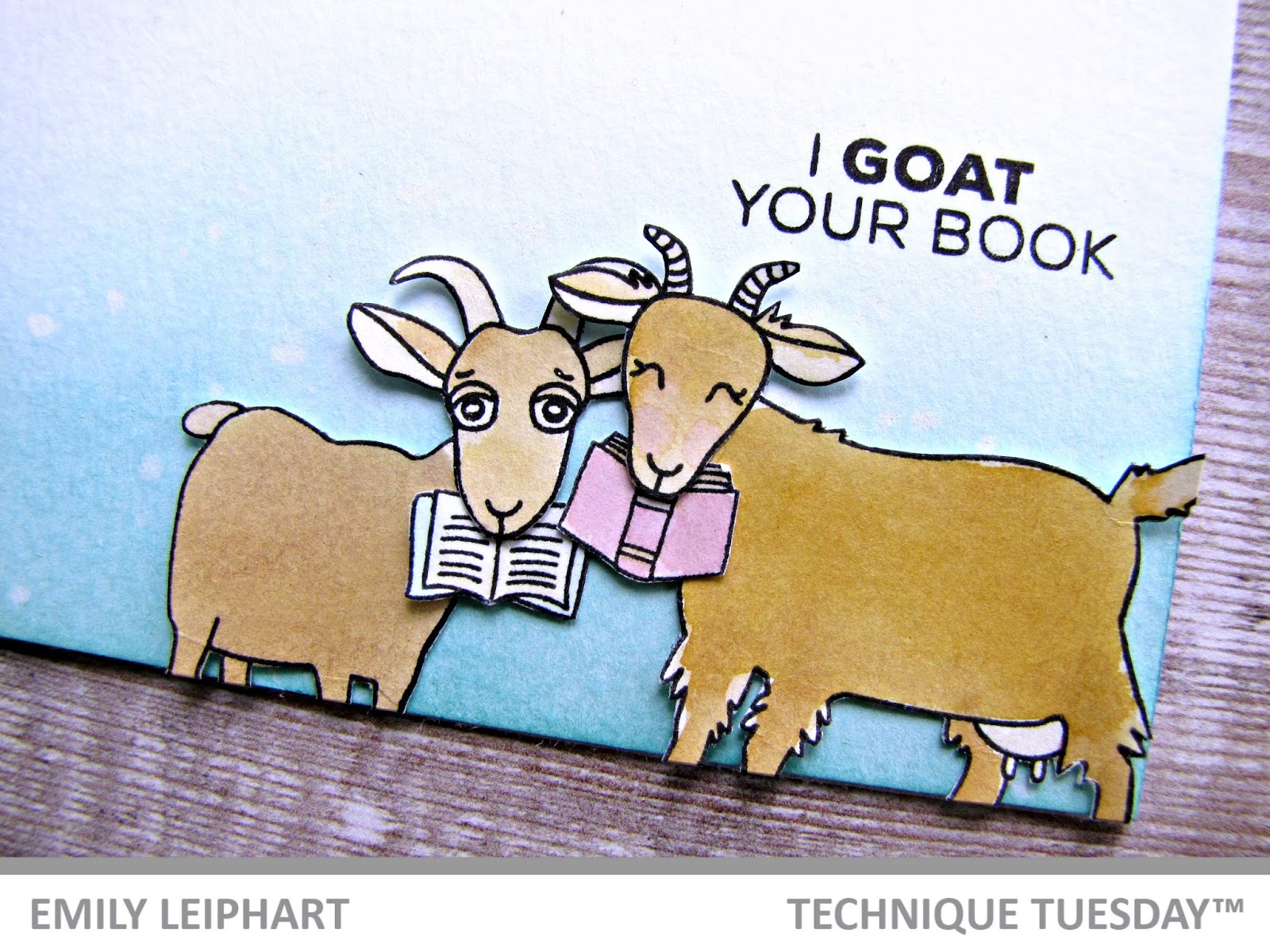 Emily Leiphart: {Technique Tuesday} Scholarly Goats