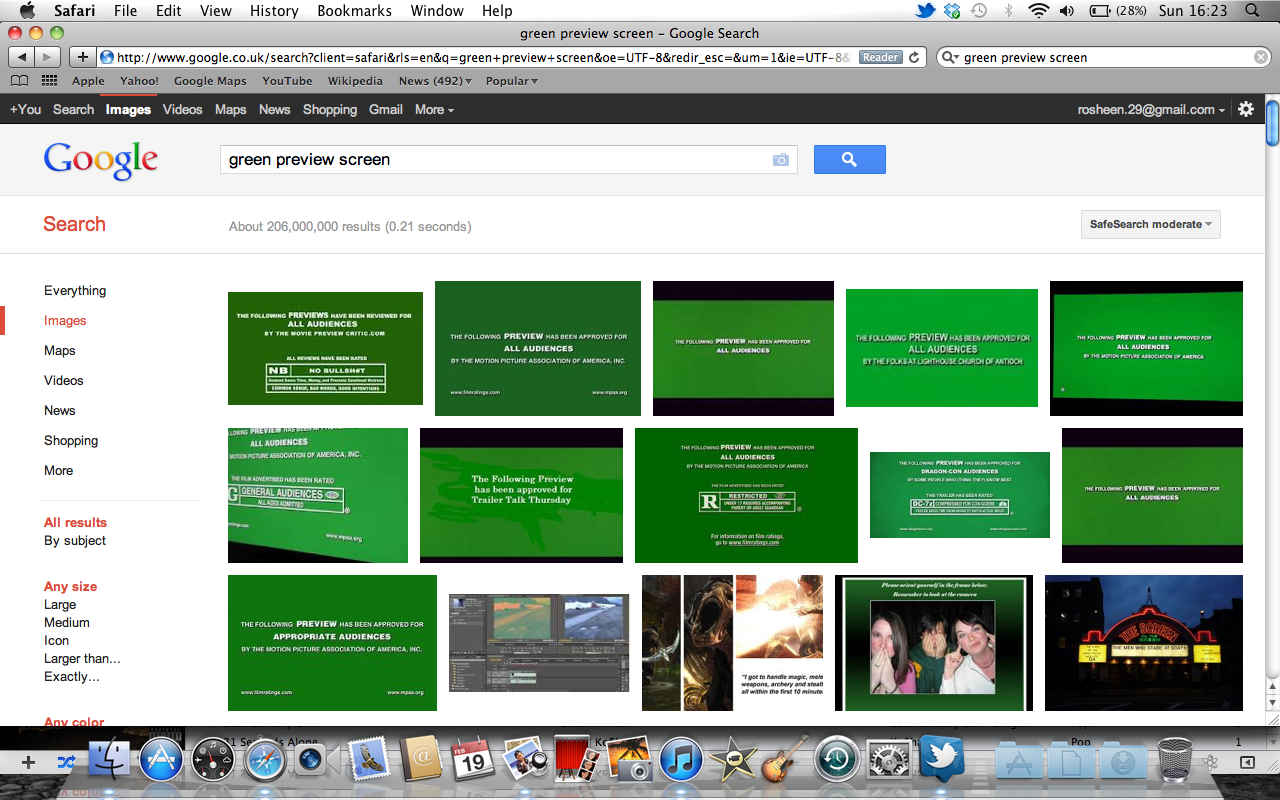 It's Horrific!: Green Preview Screen