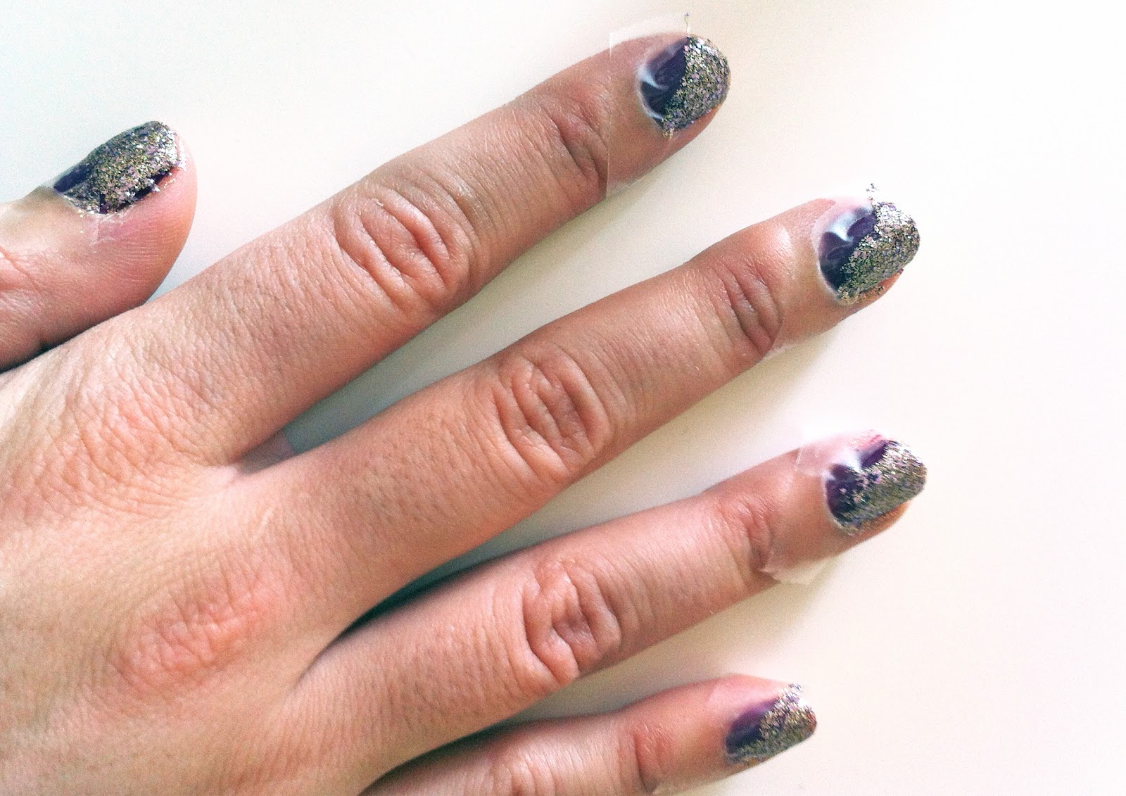 Nail Yourself: Technique: Diagonal 2-tone