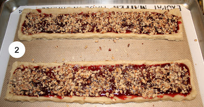 Italian-Fusion: Raspberry Hazelnut Schnitten