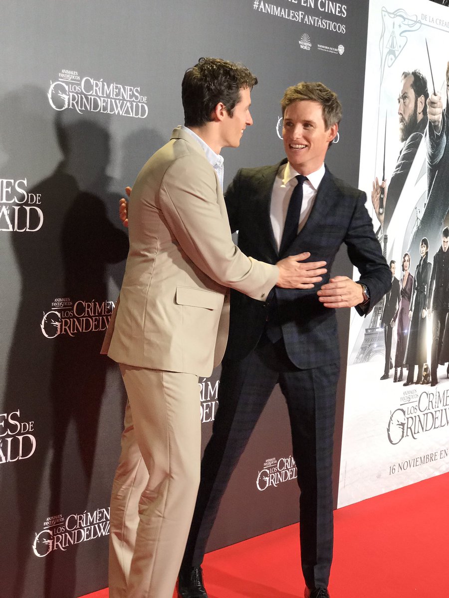 Addicted to Eddie: Eddie and Callum in Madrid promoting 'Fantastic ...