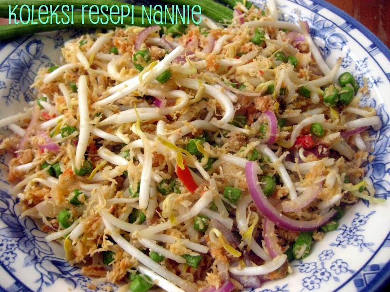 RESEPI NENNIE KHUZAIFAH: KERABU TAUGEH