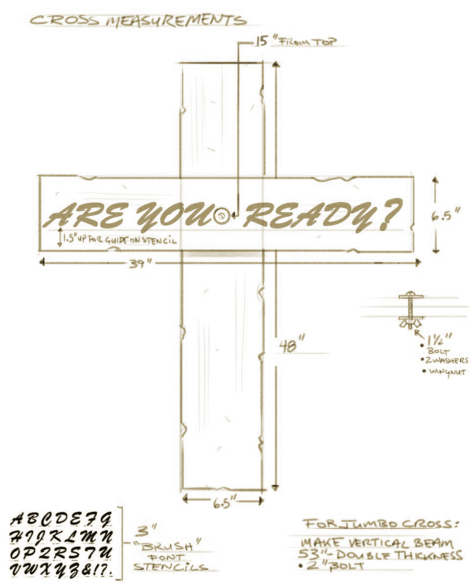 CBC Evangelism: How to Make an: "Are You Ready" Cross