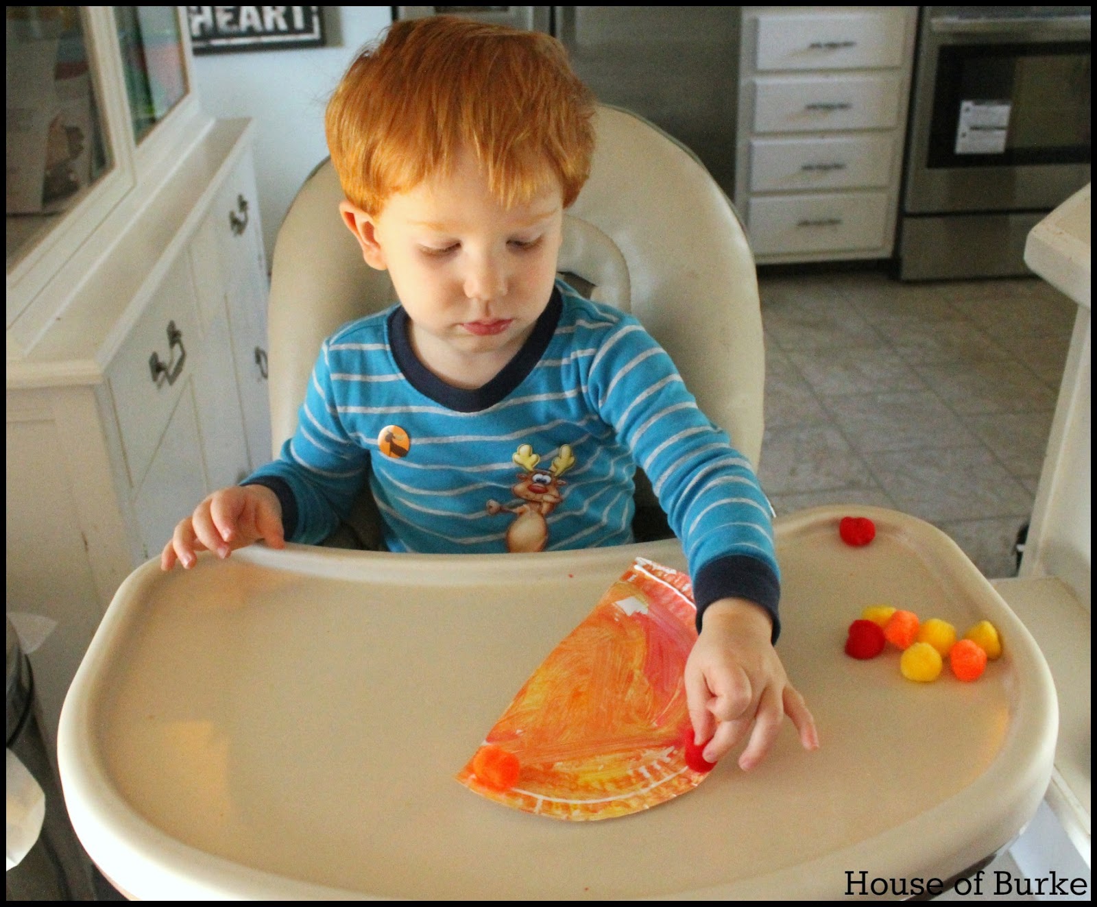 House of Burke: Fine Motor Turkey Craft