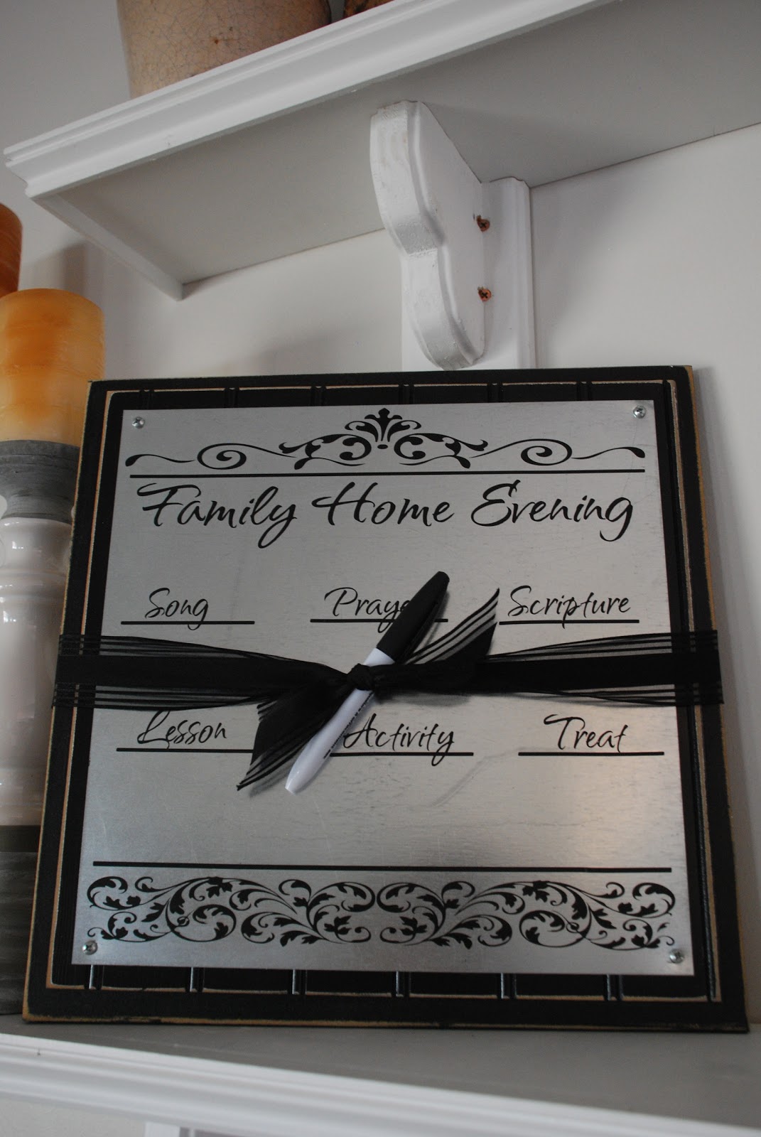 (Phrase-ology): Family Home Evening Board...Bead board collection