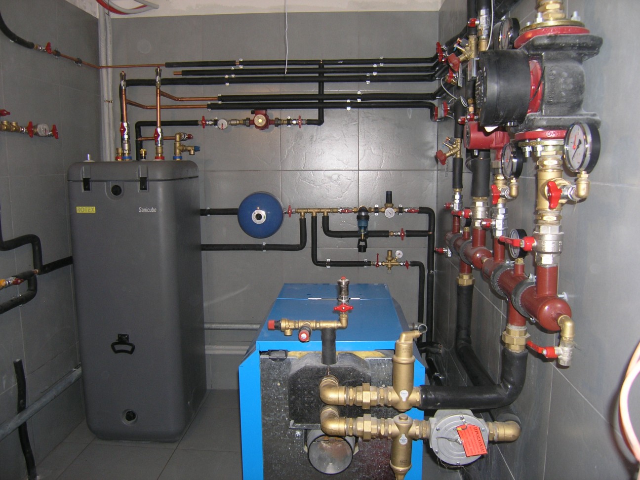 Sisteme ngrohje. kaldaja