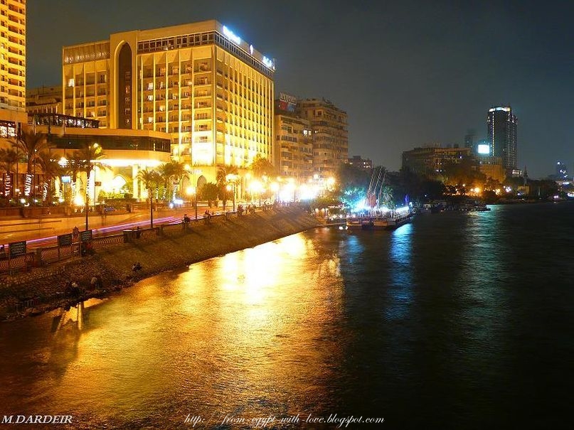 From Egypt With Love: Nile Corniche in Cairo at night... Enjoy! Part I