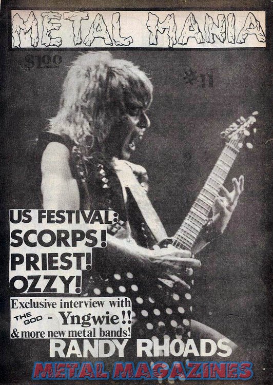 METAL MAGAZINES: METAL MANIA (USA)