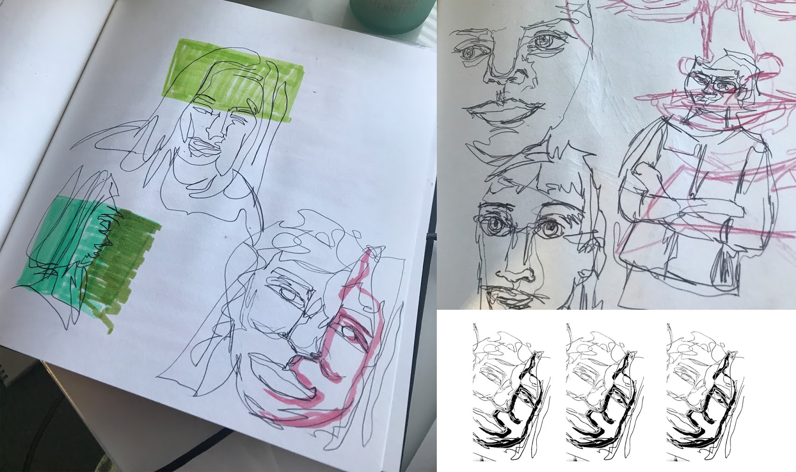 Observational Sketches of People Interacting - georgia freeman - art ...