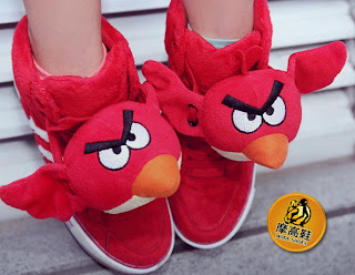 Red Angry Bird 3D Toy Sneakers | Buy Amazing Characters Shoes