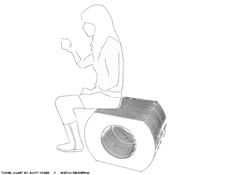 Scott Moses Designs: tunnel chair
