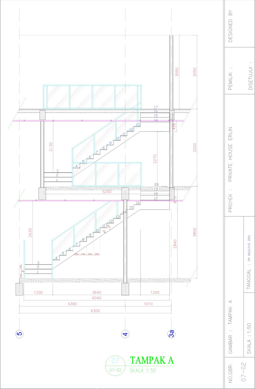 Freelance Drafter & Design: Gambar Kerja Rumah Tinggal 3 Lantai Freelance Drafter & Design: Gambar Kerja Rumah Tinggal 3 Lantai