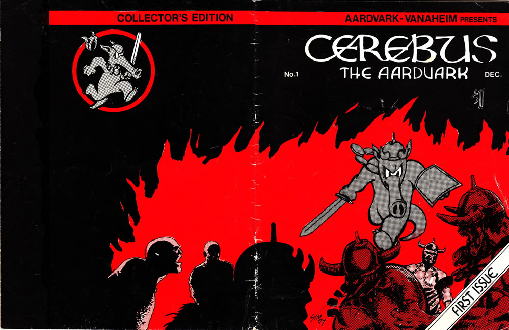 A MOMENT OF CEREBUS: The Cartoon Mascot Logo That Started It All!