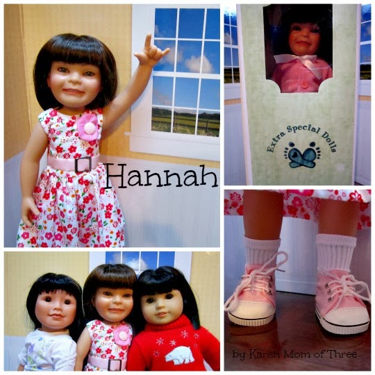 Karen Mom of Three's Craft Blog: Please Welcome My Newest Doll Hannah a ...