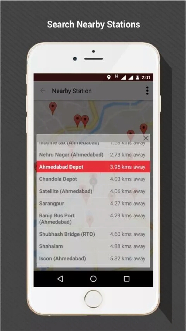 Rapid Go Realtime Bus Tracking Android App.