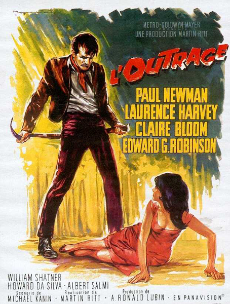 Tune Up: Film Poster : Martin Ritt - The Outrage (1964)