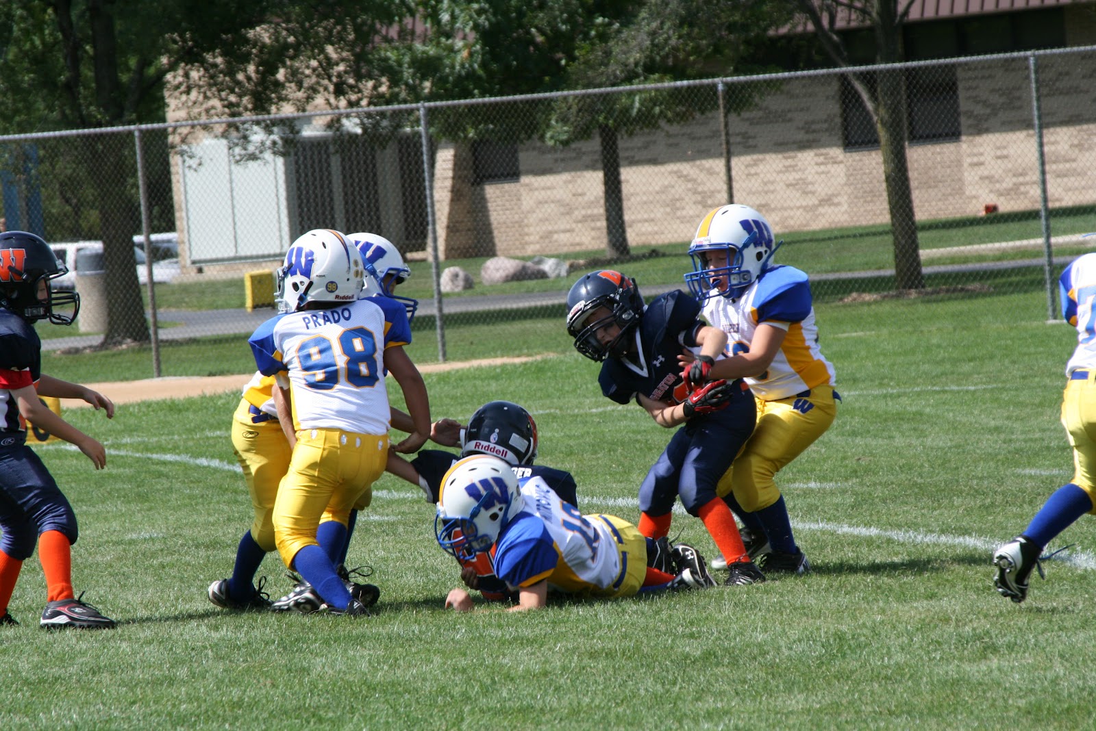 Wheaton Rams Team Black 73lbs: Wheaton Bowl vs. Warren