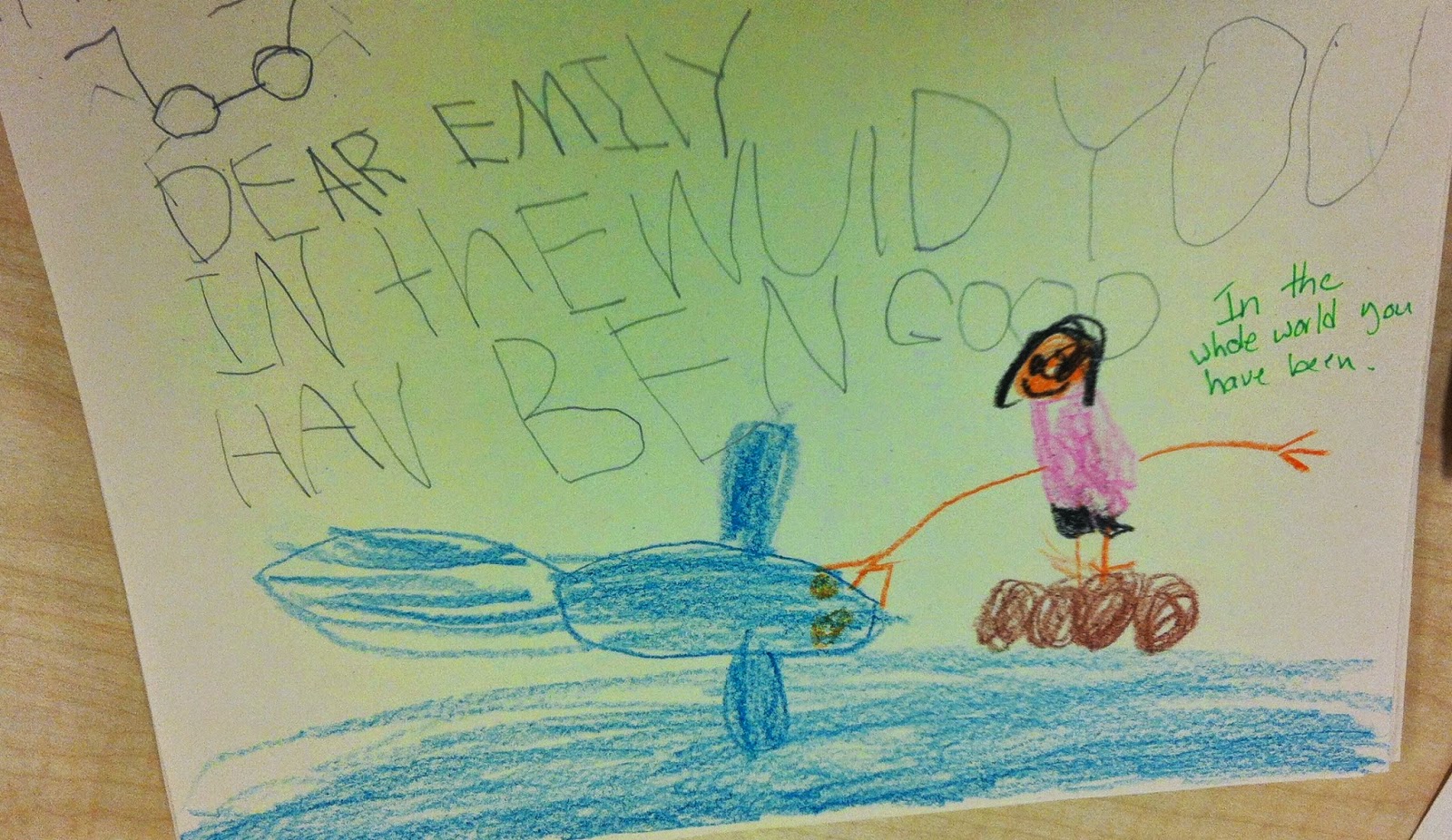 Not Just Child's Play: Challenging Young Minds: Dear Mr. Blueberry Activity