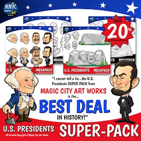 U.S. Presidents / President's Day Clip Art Megapack!