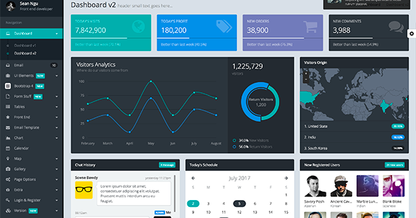 Color Admin - Admin Template + Front End | Admim For BootStrap