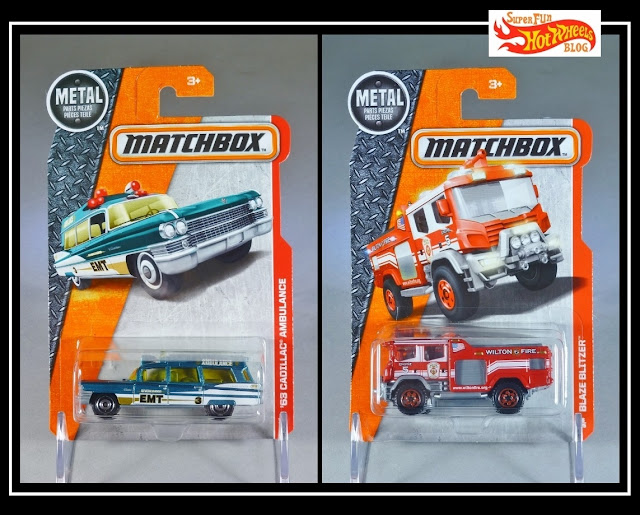 Super Fun Hot Wheels Blog: Matchbox '63 Cadillac Ambulance & Blaze Blitzer
