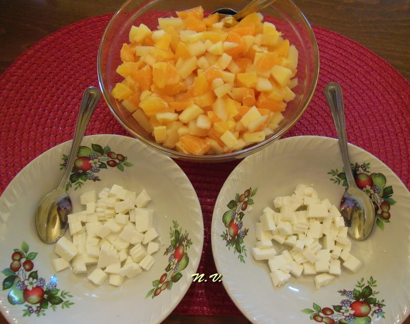 LA COCINA DE NATIBEL: MACEDONIA O ENSALADA DE FRUTAS FRESCAS, CON QUESO ...